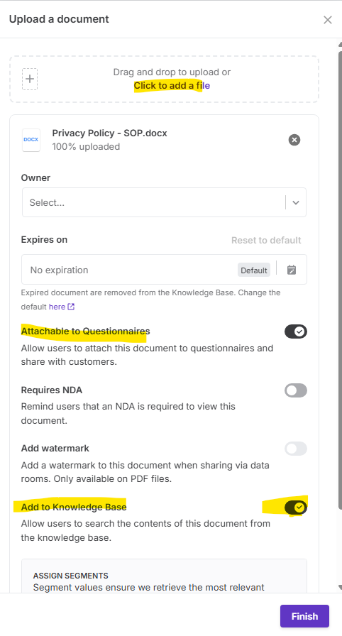 How to Add a Document / SOP and Make Searchable in Knowledge Base ...